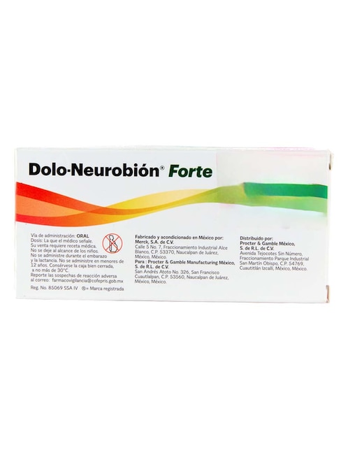 Tabletas para desinflamar y aliviar dolor intenso Dolo-Neurobión Forte 3