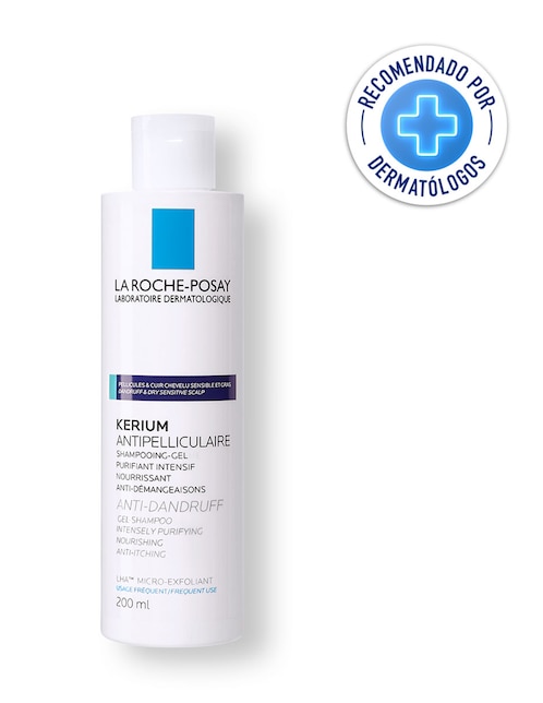 Shampoo anticaspa para cabello Anti-Dandruff La Roche Posay Kerium 8