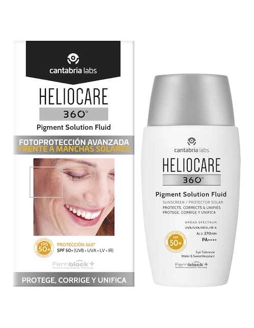 Protector solar FPS 50 Pigment Solution Fluid Heliocare 4