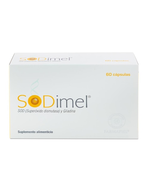 Tratamiento antioxidante Sodimel 60 cápsulas 1