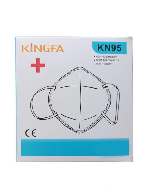 Set 40 cubrebocas KN95 Kingfa unisex 6