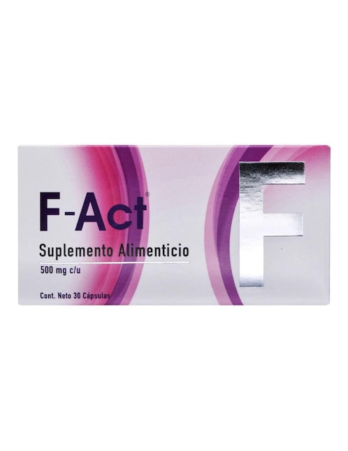 Suplemento alimenticio F Act de 30 cápsulas 1