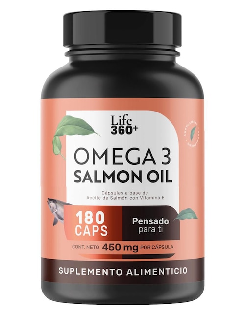 Omega 3 aceite de salmon Oil: EPA+ DHA Life360+ con omega 3 1