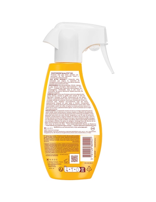 Protector solar FPS 50 Photoderm Spray Bioderma 300 ml 2