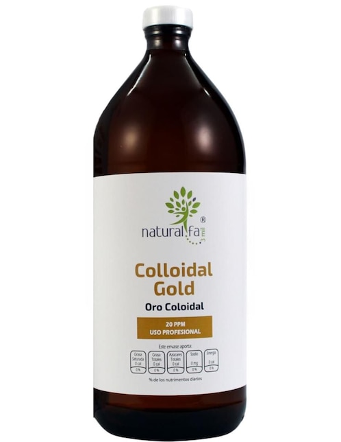 Oro Coloidal Natural sabor herbal 1 L 1