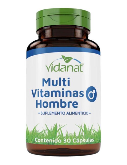 Multivitaminico Hombre Vidanat de 30 cápsulas 1