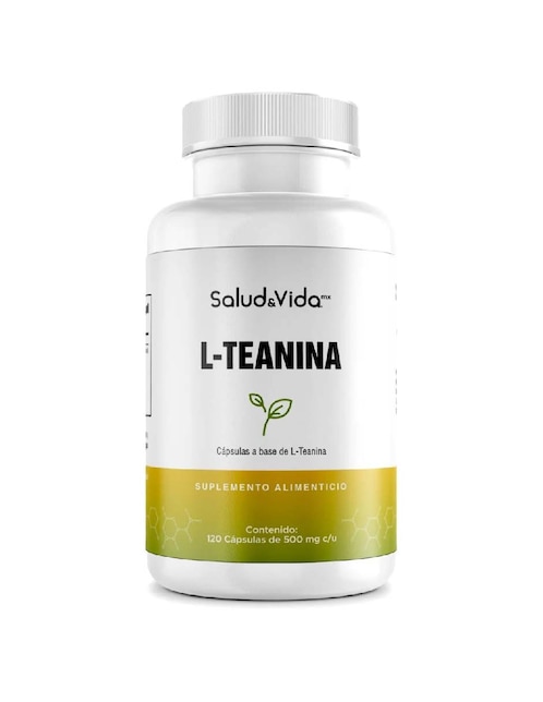L-Teanina Salud & Vida Mx sabor original de 120 cápsulas 1