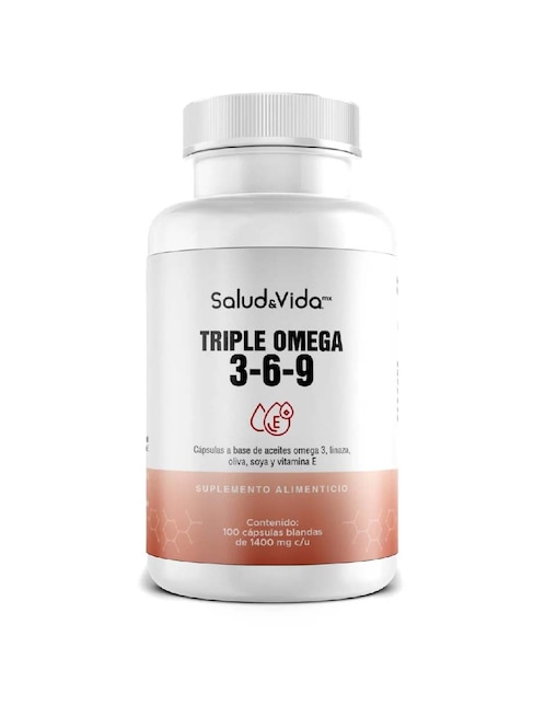Triple Omega 3-6-9 Salud & Vida Mx 1