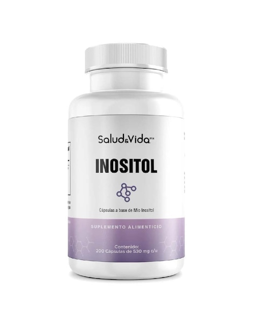 Inositol Puro Salud & Vida Mx de 200 cápsulas 1