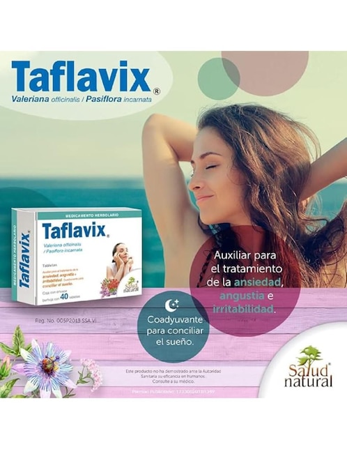 Taflavix Salud Natural de 40 tabletas 2