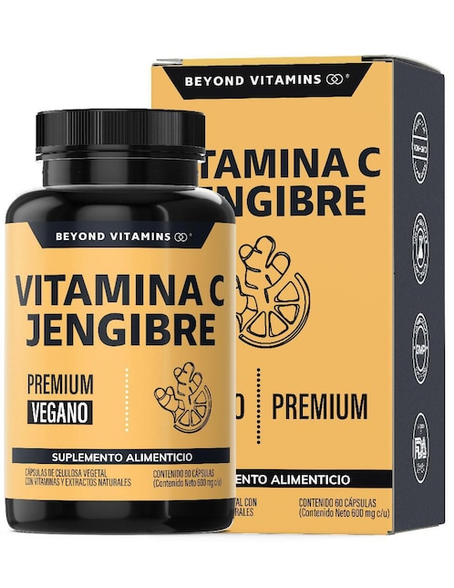 Vitamina C Jengibre Equinácea Ajo Orégano Zinc y Vitamina D3 Beyond ...