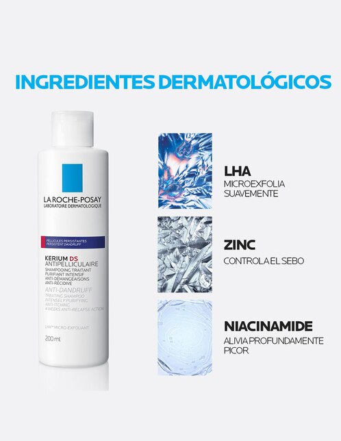 Shampoo anticaspa Kerium DS La Roche Posay 200 ml 6