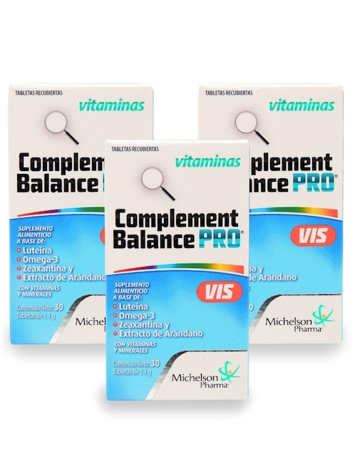 Complement Balance Pro VIS Michelson Pharma con luteina, zeaxantina y ...
