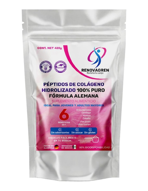 Péptidos de Colágeno Hidrolizado Alemán Renovagren 1