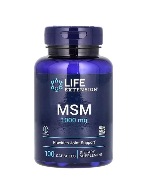 Msm Life Extension con vitaminas y minerales de 100 cápsulas 1