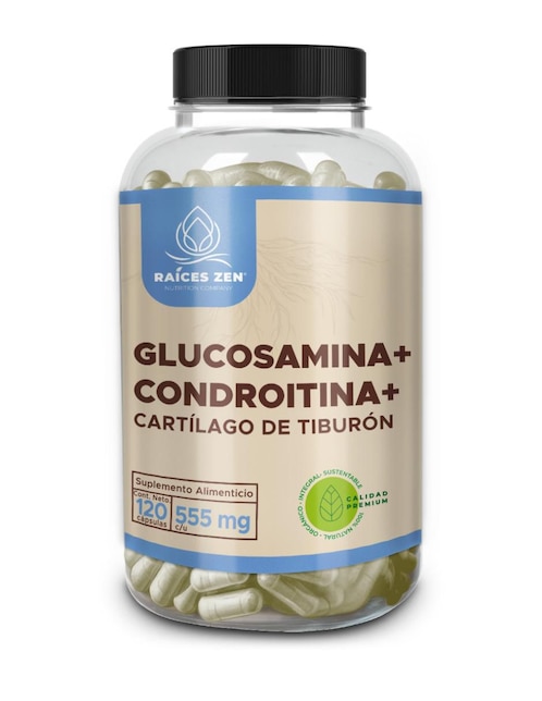 Glucosamina + Condroitina + Cartílago de tiburón Súper Premium Raíces ...
