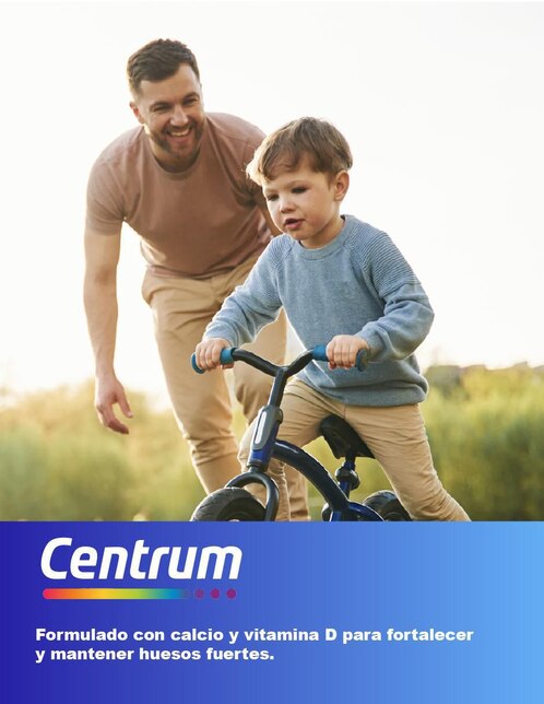 Multivitamínico suplemento alimenticio Centrum tabletas para hombre 5