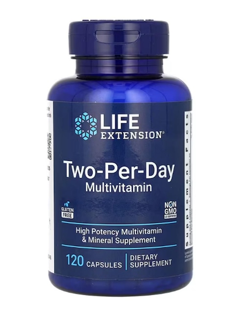 Multivitamínico Life Extension de 120 cápsulas 1