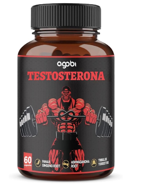 Testosterona Agobi con fenogreco, maca negra y tribulus de 60 cápsulas 1