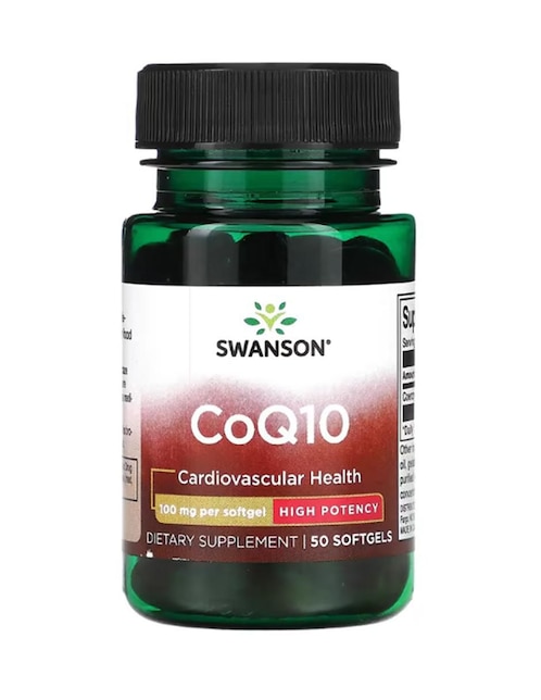Coq10 Swanson con coenzima Q10 de 50 cápsulas 1