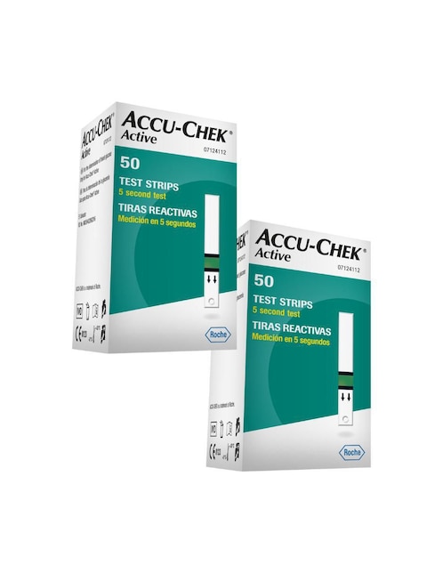 Tiras reactivas para glucosa Accu-Chek Active 1