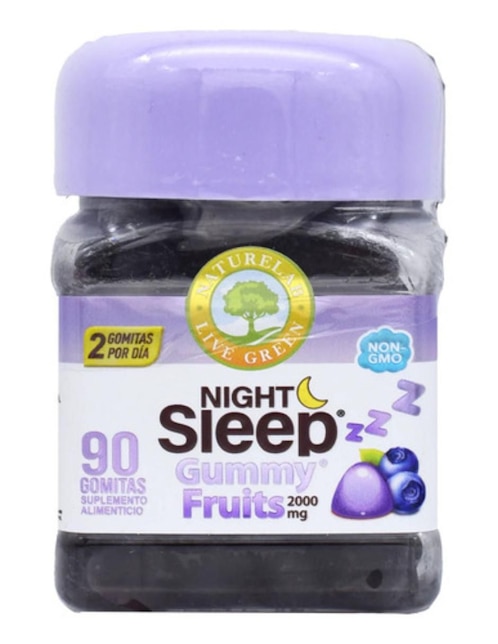 Gomitas nocturnas L-teanina Naturelab Naturelab con l-teanina sabor ...