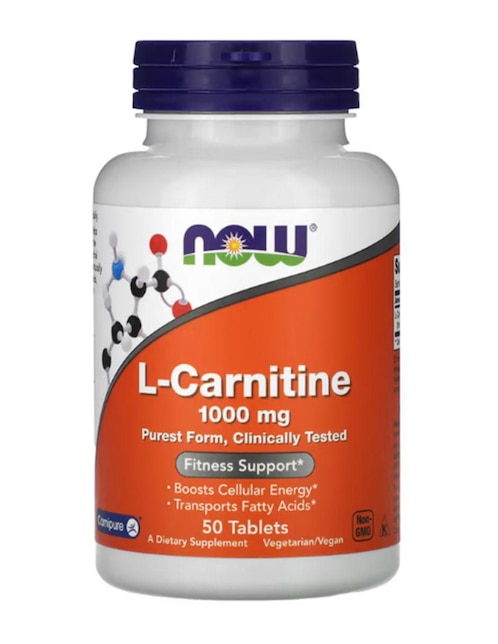 L-Carnitine Now de 50 tabletas 1