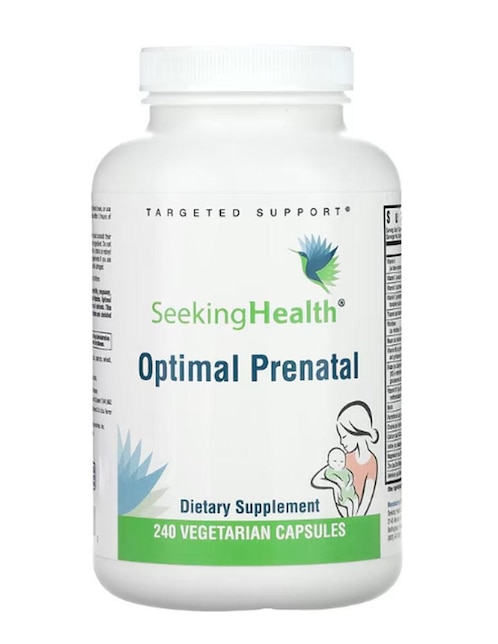 Optimal prenatal Seeking Health con Vitaminas y minerales de 240 cápsulas 1