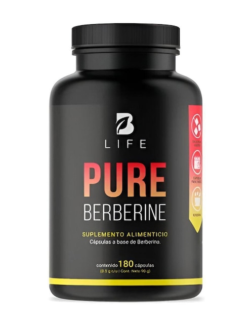 Berberina Pura Suplemento Alimenticio B Life 180 cápsulas 1