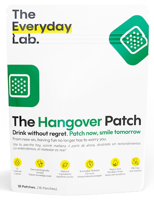 Parches antiresaca The Everyday Lab con multivitamínico y antioxidante ...
