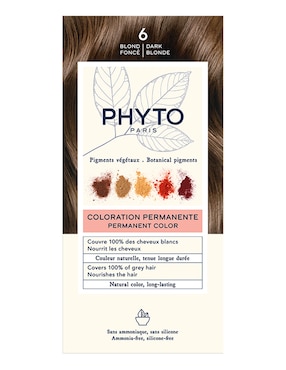 Tinte para cabello Coloration Permanente Phyto Botanical Pigments tono ...