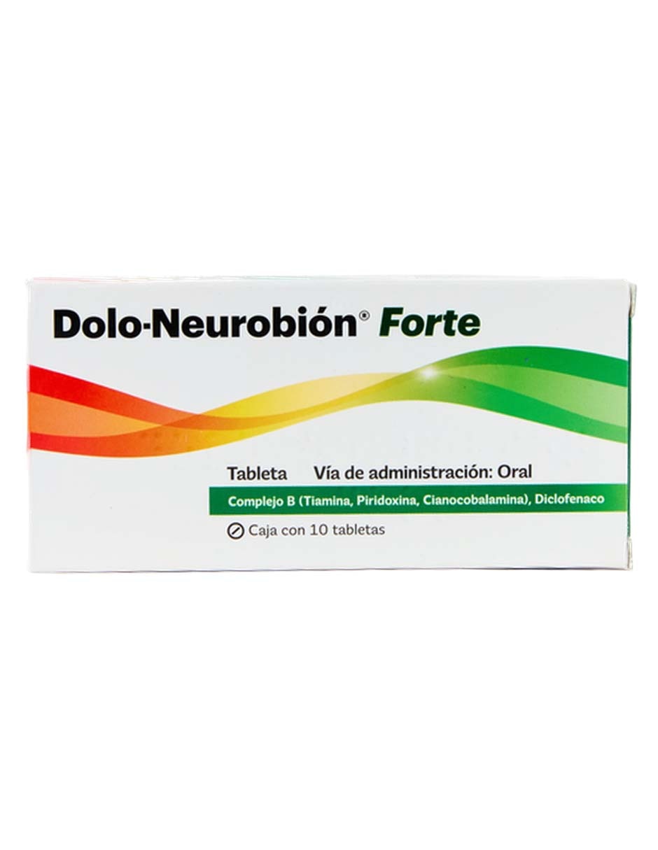 Tabletas para desinflamar y aliviar dolor intenso Dolo-Neurobión Forte