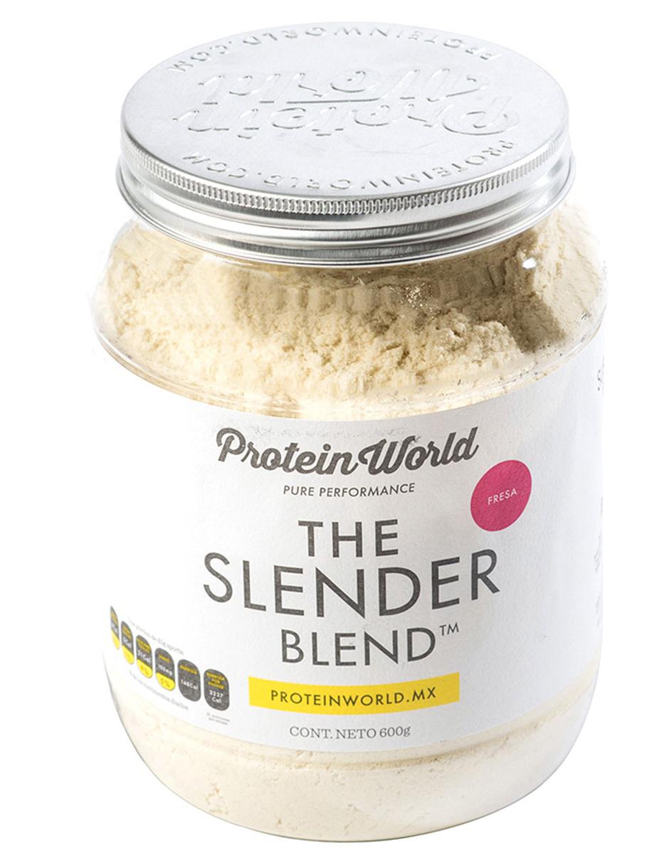 Proteína Protein World The Slender Blend fresa 600 g | Liverpool.com.mx