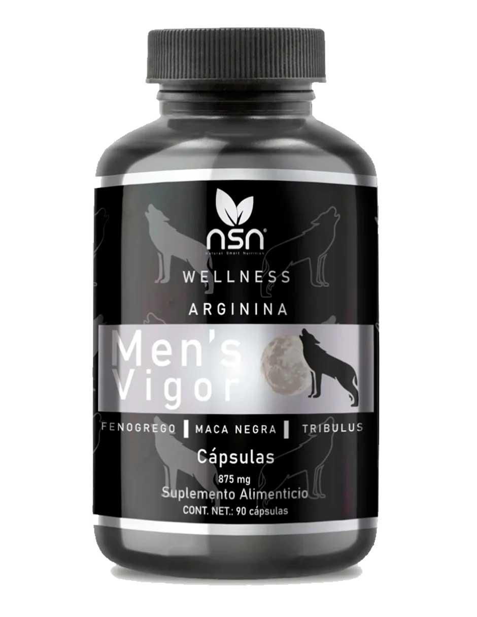 Mens Vigor Natural Smart Nutrition con fenogreco, maca negra y tribulus ...
